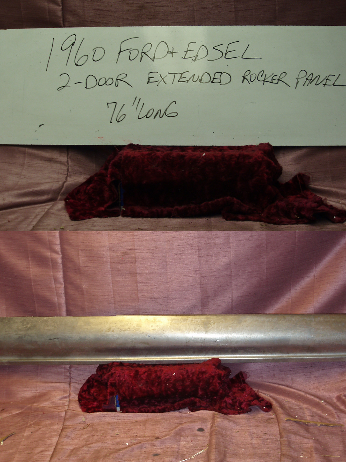 1960 Ford Edsel Passenger Side 2 door extended rocker body patch panel ...