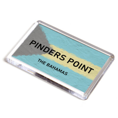 FRIDGE MAGNET - Pinders Point - The Bahamas Flag | eBay UK
