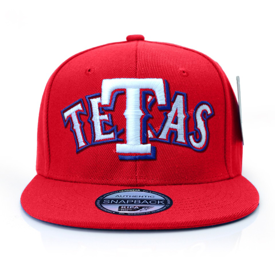 Texas "TETAS" Rangers Hat Overlap Snapback Blue Trucker Cap Unisex Red ...