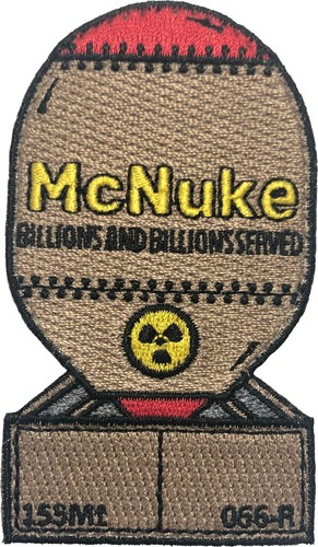 McNuke Embroidered Patch 3x4.5" Libertarian Ancap | eBay