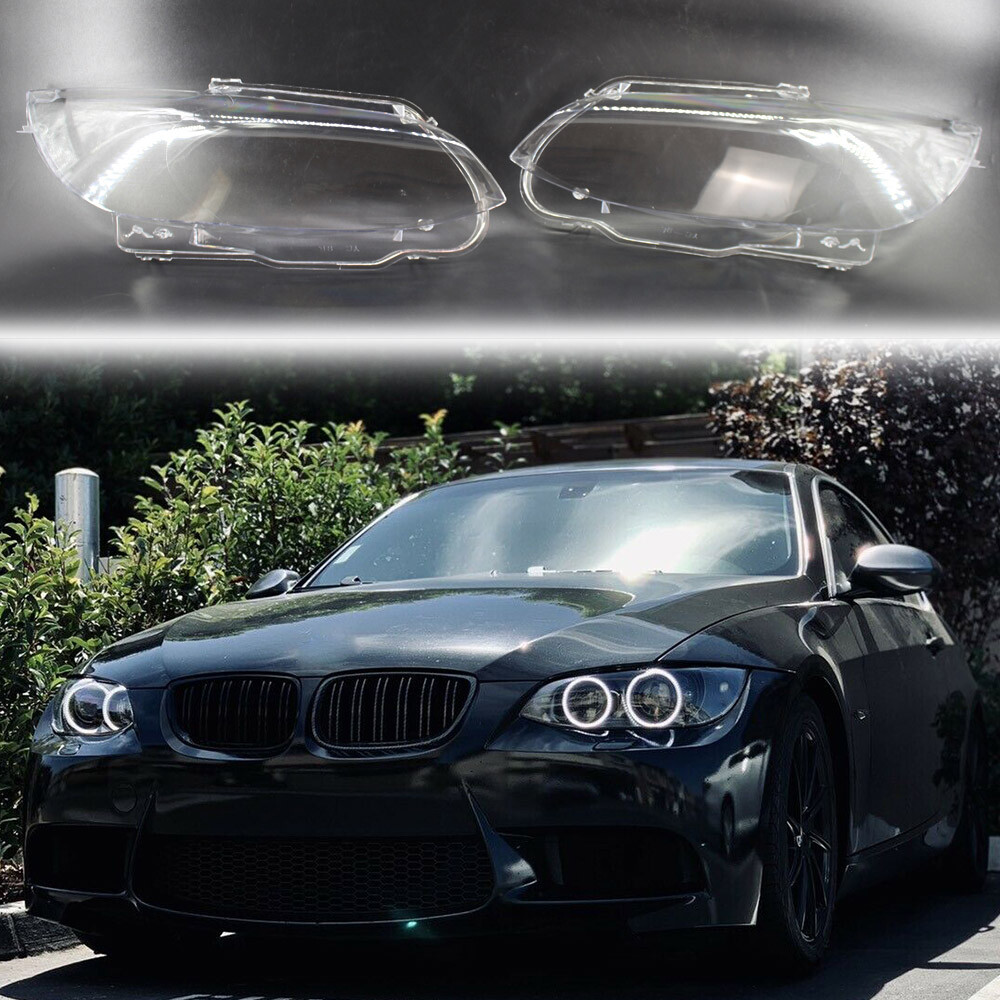 2X Headlight Headlamp Lens Cover Fit for BMW E92 Coupe E93 Cabrio ...
