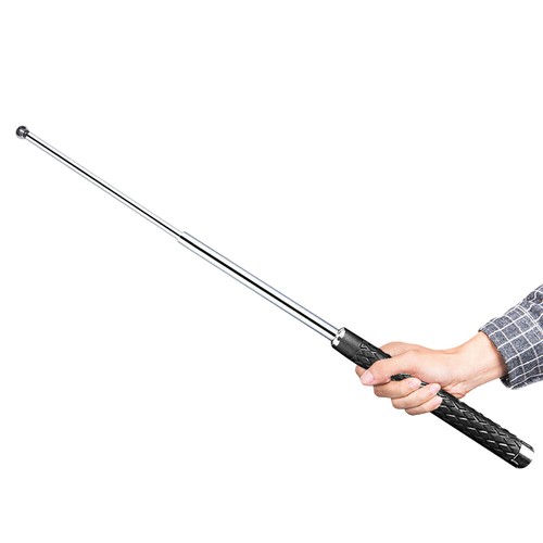 16" Self-Defence Protect Foldable Walk Baton Stick Whip Outdoor ...