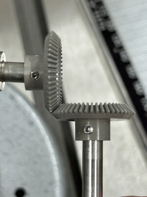 SPERRY RAND ALUMINUM 48 PITCH 48 TEETH MITER GEAR SET 1:1 RATIO 1/4 ...