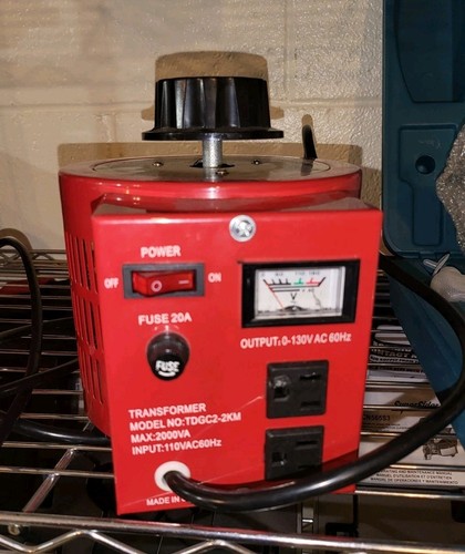 VEVOR? MODEL TDGC2-2KM TRANSFORMER / REOSTAT | eBay