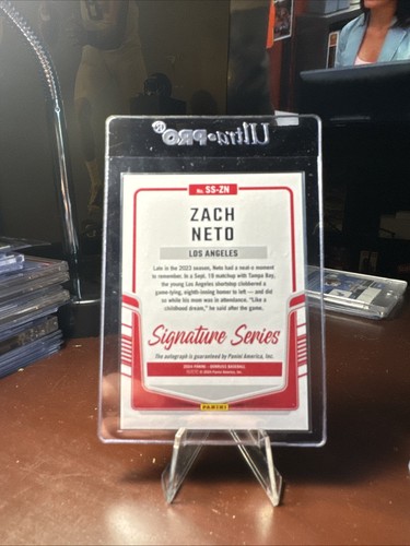 2024 Donruss Zach Neto Signature Series Auto Los Angeles! | eBay