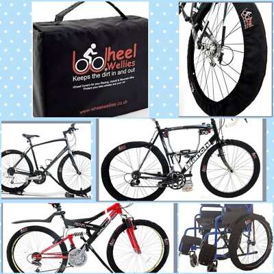 Pushbike, bicycle, bike wheel covers universal Adults & Childs Bike ...