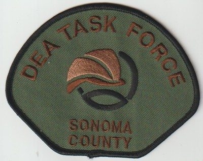 Sonoma County CA DEA Task Force obsolete patch from Australia | eBay