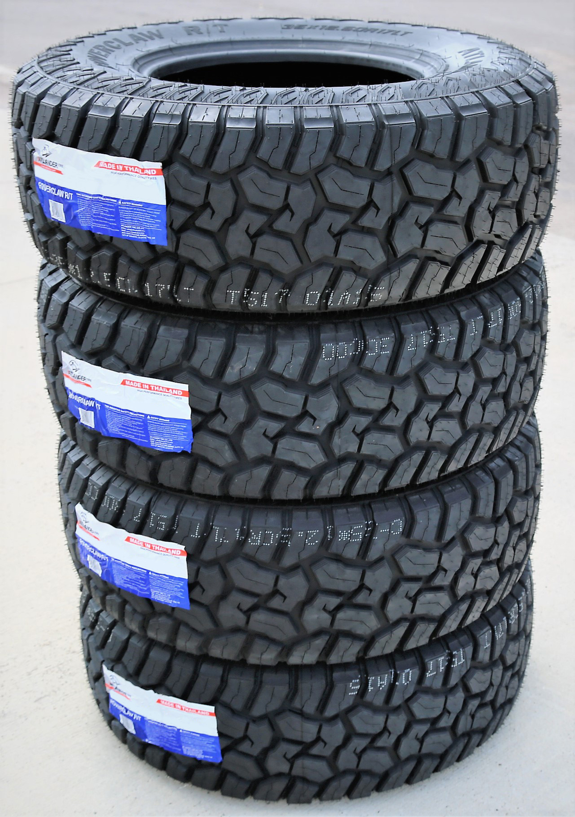 4 Tires LT 35X12.50R18 Atlander Roverclaw R/T RT Rugged Terrain Load E ...