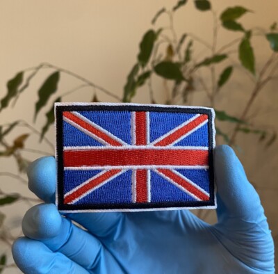 Great Britain Union Jack British England Flag embroidered Iron On Patch ...