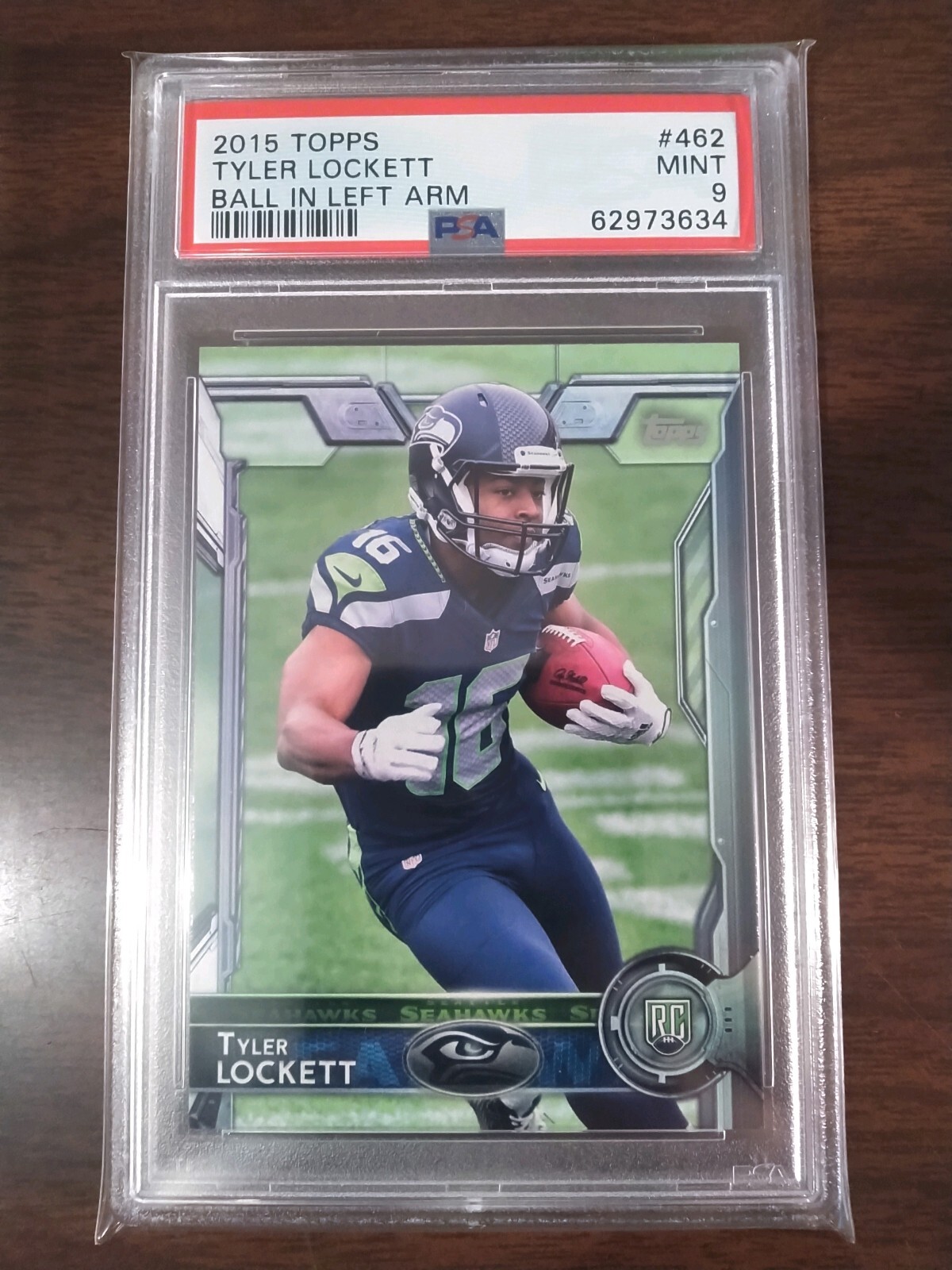 2015 Topps #462 Tyler Lockett RC-Rookie Seahawks graded PSA 9 Mint | eBay