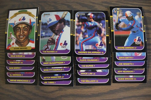 1987 Donruss Montreal Expos Team Set | eBay