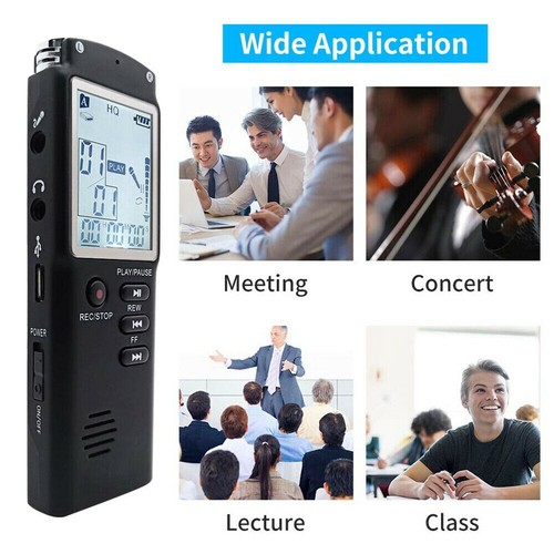 32GB LCD Mini Voice Activated Digital Sound Audio Recorder USB Disk ...