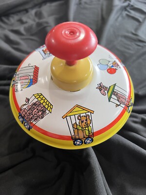 OHIO ART Vintage Spinning Top “Circus Animals” Model # 304A185 United ...