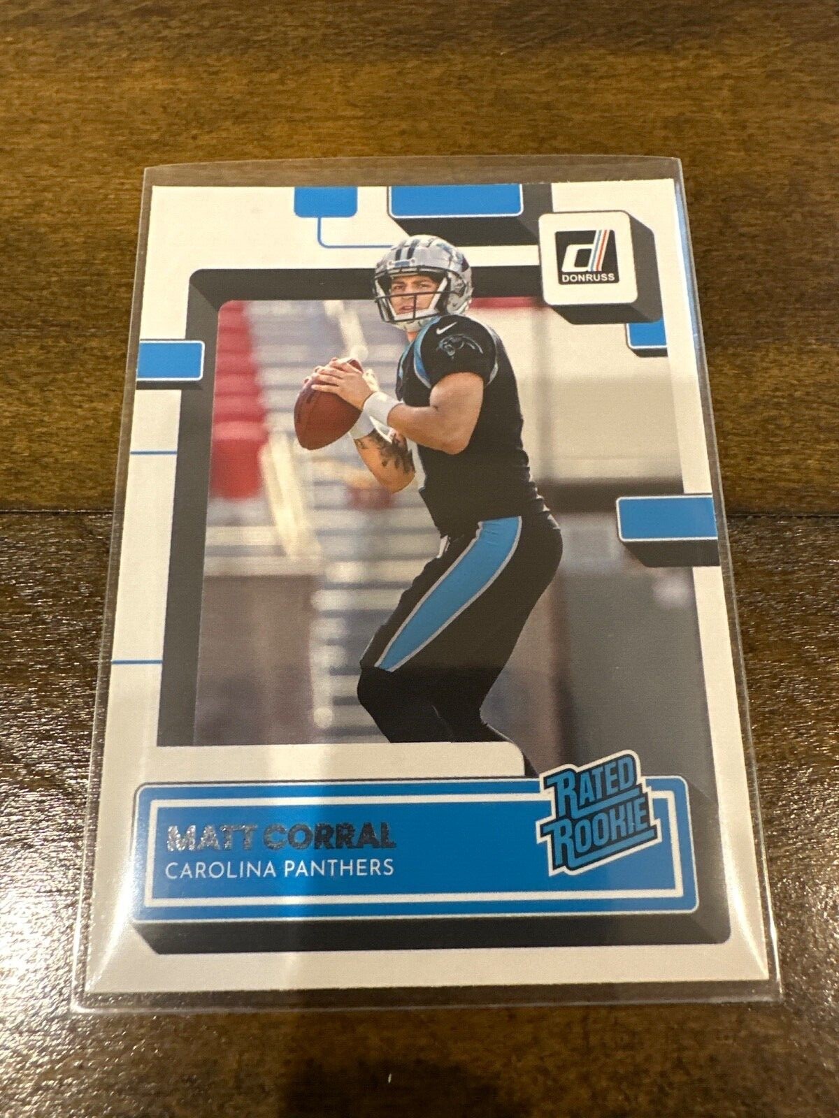 2022 Panini Donruss MATT CORRAL RC #302 Rated Rookie Carolina Panthers ...