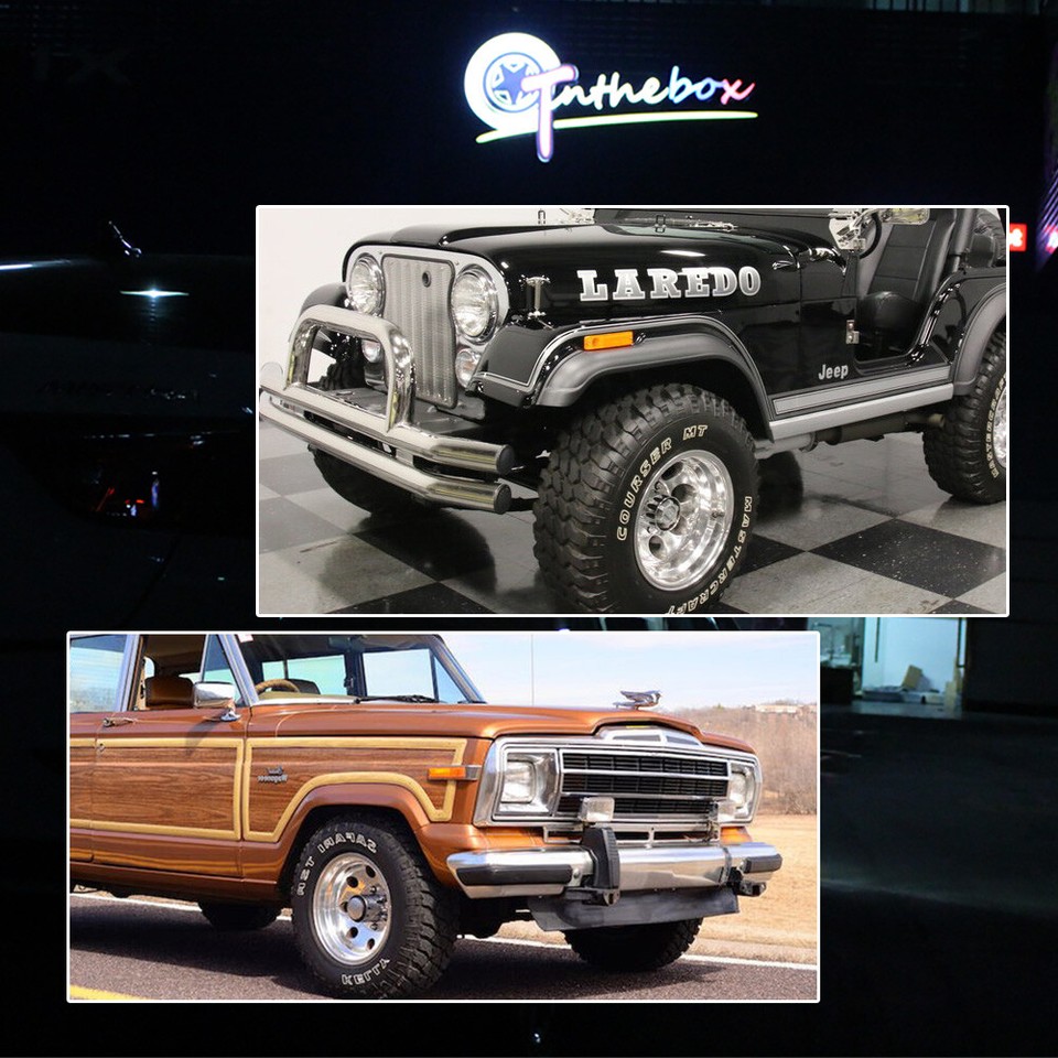 Amber Lens Front Side Marker Lights for Jeep CJ5 CJ6 CJ7 CJ8 SJ ...