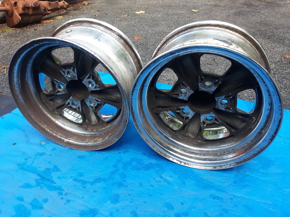 Cragar SS Wheels 14x7 Deep Dish Chevy Pair 1974 | eBay