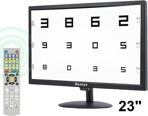 ️Duty Free ️Huanyu Visual Acuity Chart Digital 23inch LCD Electronic ...
