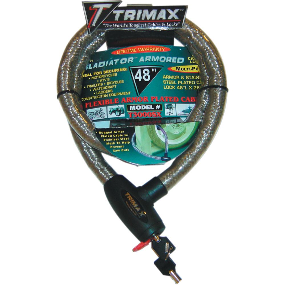 Trimax Braided Cable Lock - 48" | TG3048SX | eBay