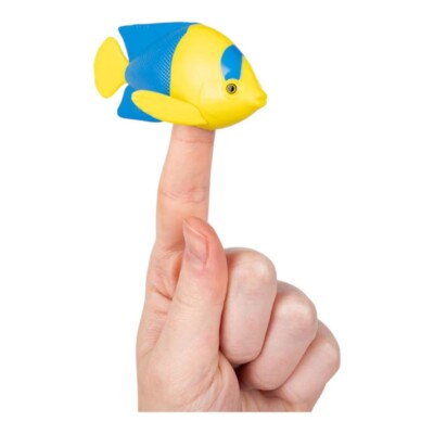 Bicolor Angelfish Aquarium Fish Finger Puppet | eBay