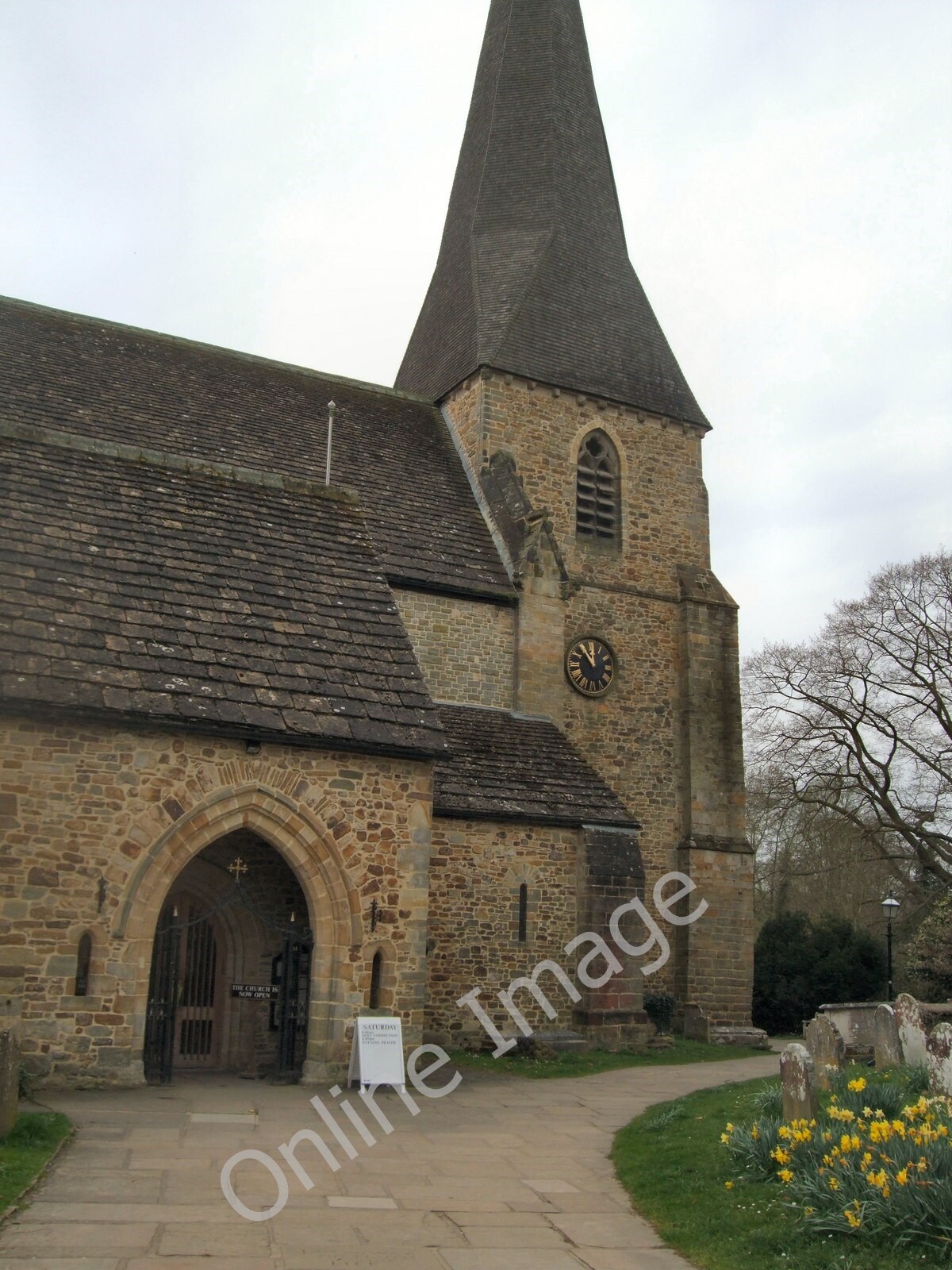 Photo 6x4 Entrance of St Mary's church Horsham/TQ1731 The Parish Church ...