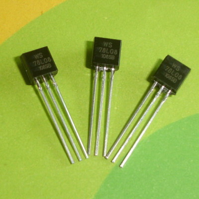 100 PCS 78L08 TO-92 LM78L08 L78L08 100mA 8V Positive-Voltage Regulators ...