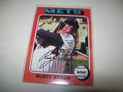 1975 TOPPS RUSTY STAUB #90 NEW YORK METS VG | eBay