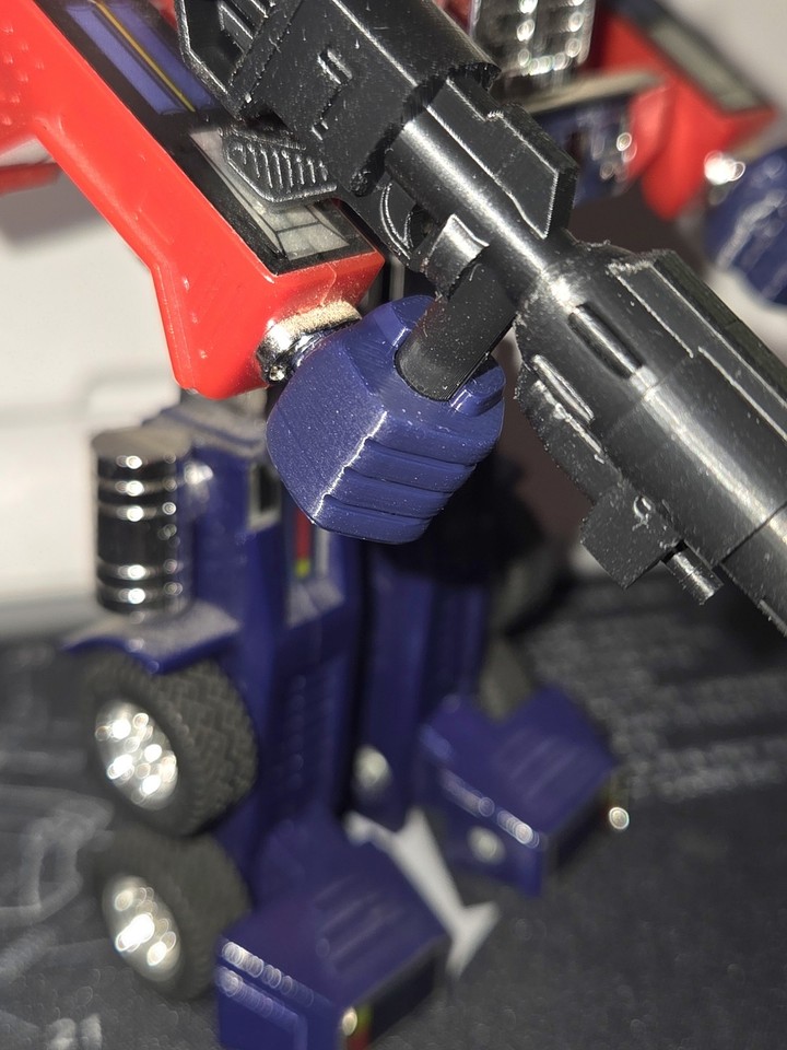 3D Printed Transformers G1 Optimus Prime Bloated Gun & Fist Set Left ...