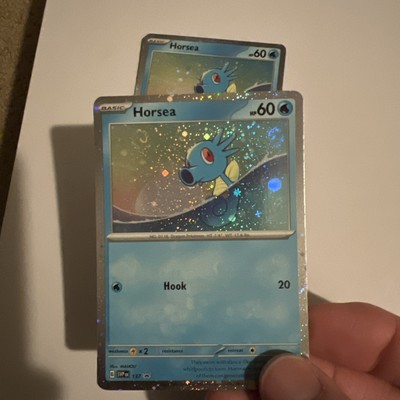 Horsea 137 Scarlet & Violet Promo Double Swirl Cosmos Holo Pokemon Card ...