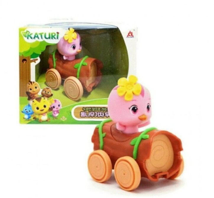 Mom Katuri Log Train Mini Vehicle Figure Toy Bobby Duri Jack Chip Sejji ...