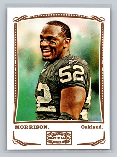 Kirk Morrison #309 2009 Topps Mayo Oakland Raiders | eBay