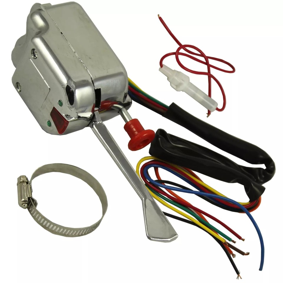 Universal Chrome 12V Street Hot Rod Turn Signal Switch For FORD BUICK ...