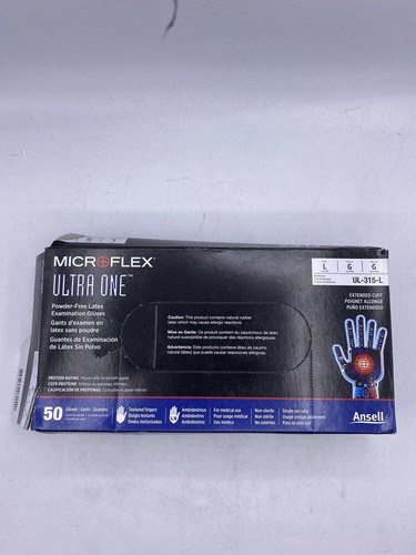 MICROFLEX ULTRA ONE UL-315-L POWDER-FREE LATEX EXAMINATION GLOVES 50 CT | eBay