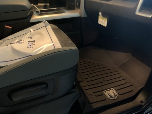 13-18 RAM Crew CAB Black All Weather Floor Mats Mopar OEM 82215583AB ...