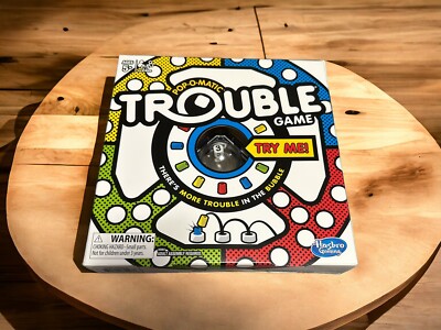Hasbro Gaming Trouble Board Game for Kids Ages 5+ - 2-4 Players | eBay