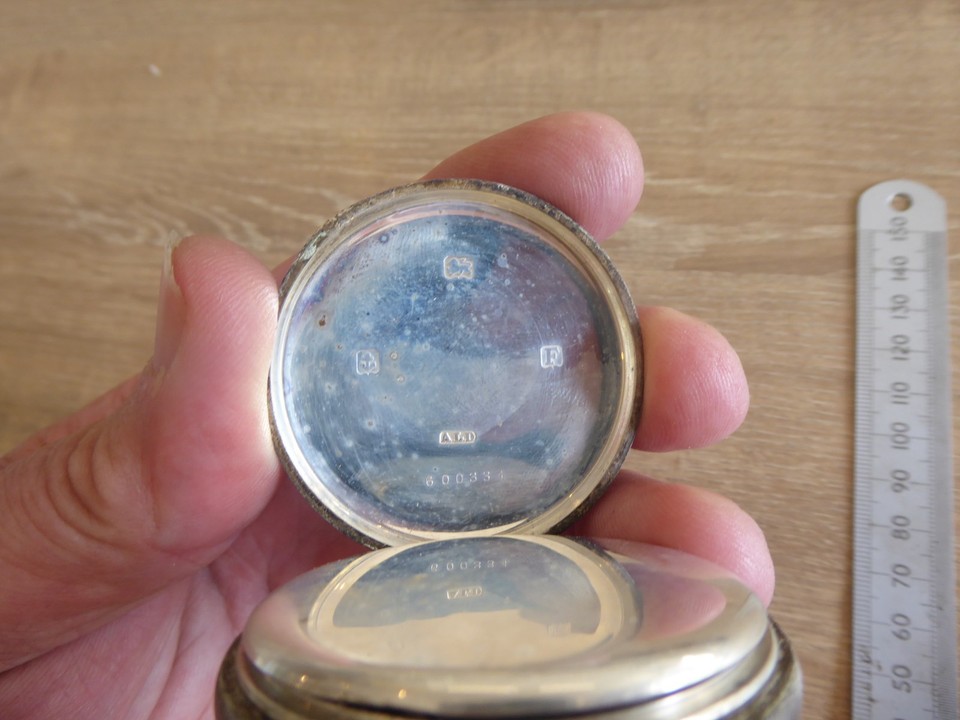 GOOD VINTAGE SILVER GENTS WALTHAM TOP WINDER POCKET WATCH WORKING,DATES ...