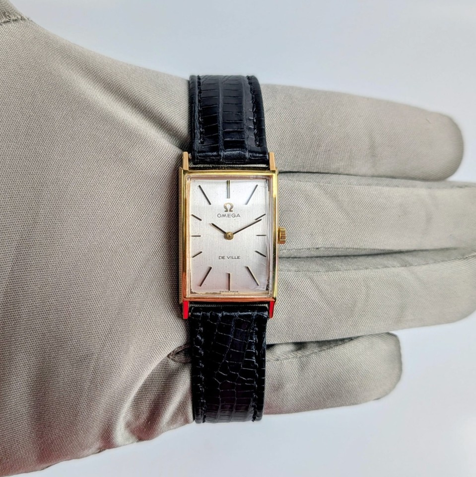 Omega Tank DeVille 18K Yellow Gold Mens Unisex Watch | eBay