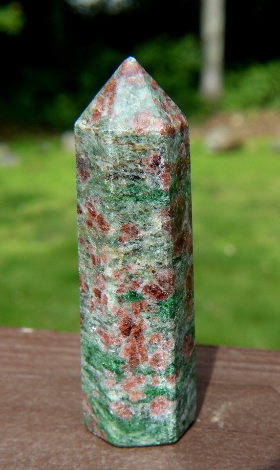 Eclogite Crystal Point Red and Green Stone Norway Grounding Stone | eBay