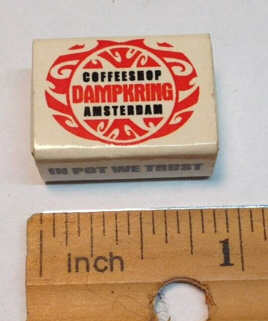 Dampkring Coffee Shop Match Book Amsterdam The Favorite Joint In Pot We ...