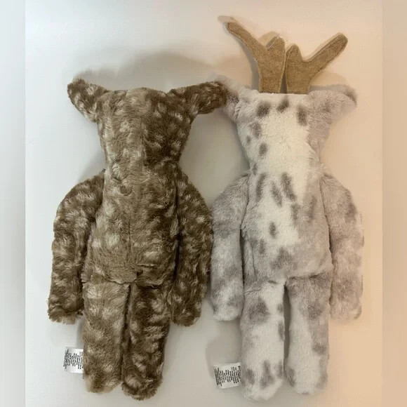 Monster and Eli - Set of 2‎ Deer Buck and Doe Plush Lovies | eBay