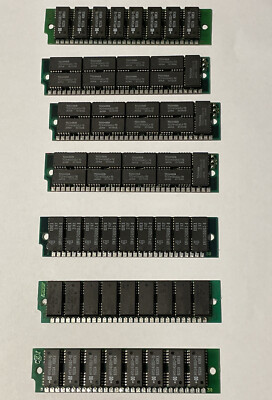 4MB 30-Pin 70ns 9-Chip Parity FPM Memory SIMMs Apple Macintosh II 4Mx9 ...