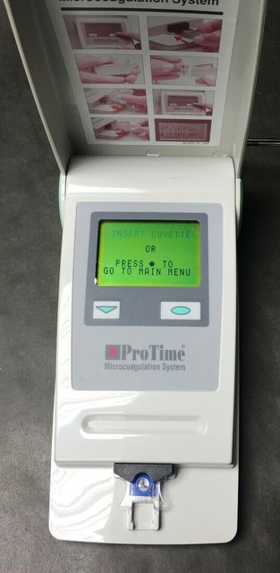 ITC Protime Microcoagulation System V2.0 w/ Wireless Adapter Manual ...