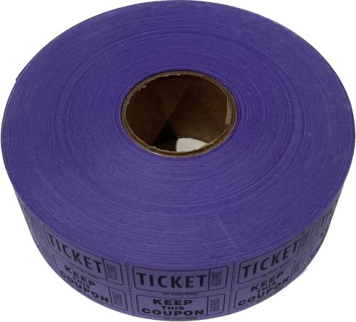 (4 Rolls of 2000 Double Tickets) 8,000 Total 50/50 Raffle Tickets-(4 ...