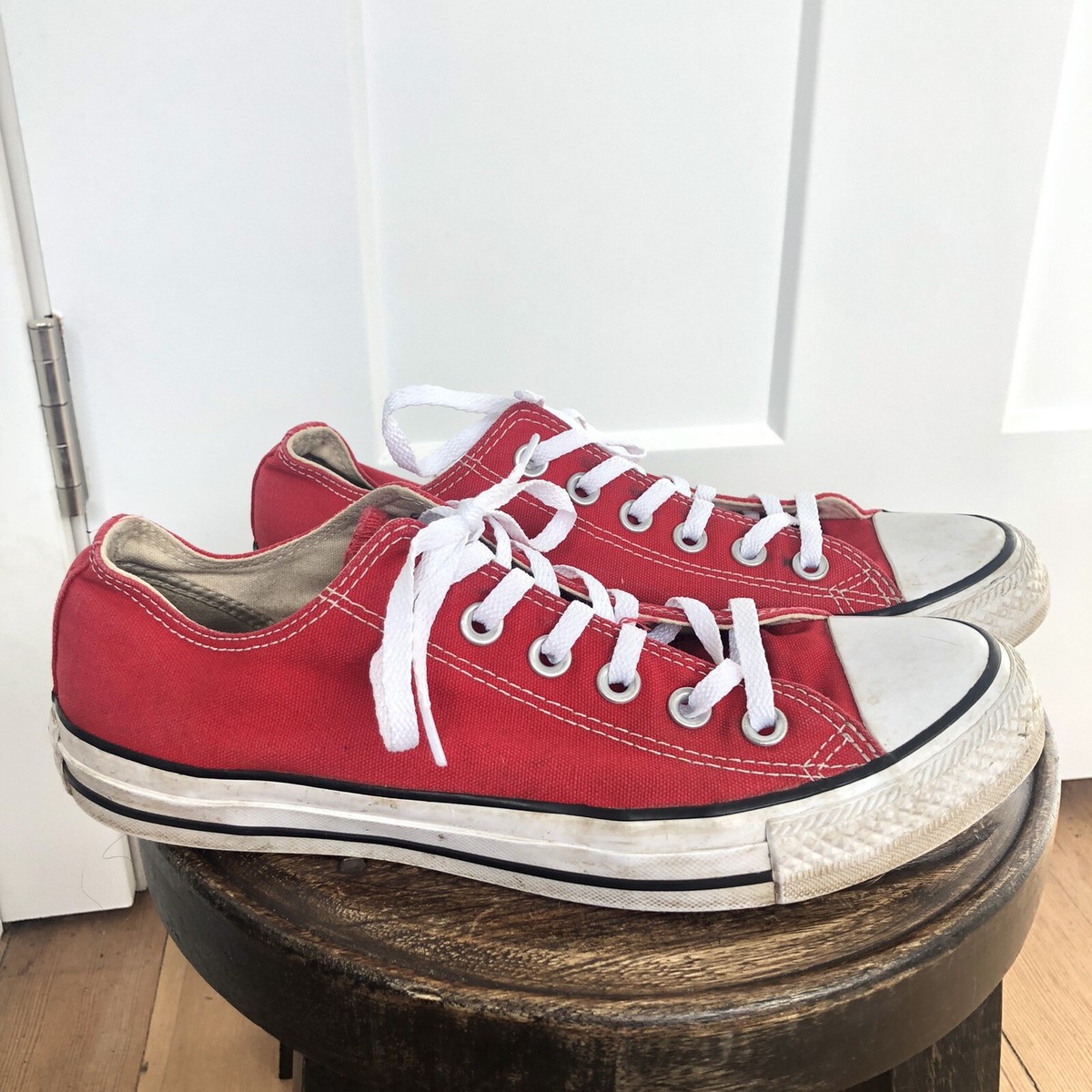 Red Chuck Taylor Low Tops