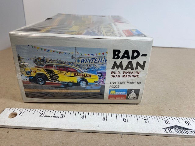 RARE Monogram Tom Daniel BADMAN 1955 Chevy Street Gasser 1/24 Scale ...