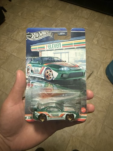 Hot Wheels Silver Series 711 Toyota Supra 7-Eleven Exclusive Car With ...