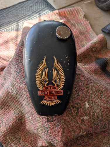 vintage chopper Wassell Peanut Tank Harley hap jones panhead ...