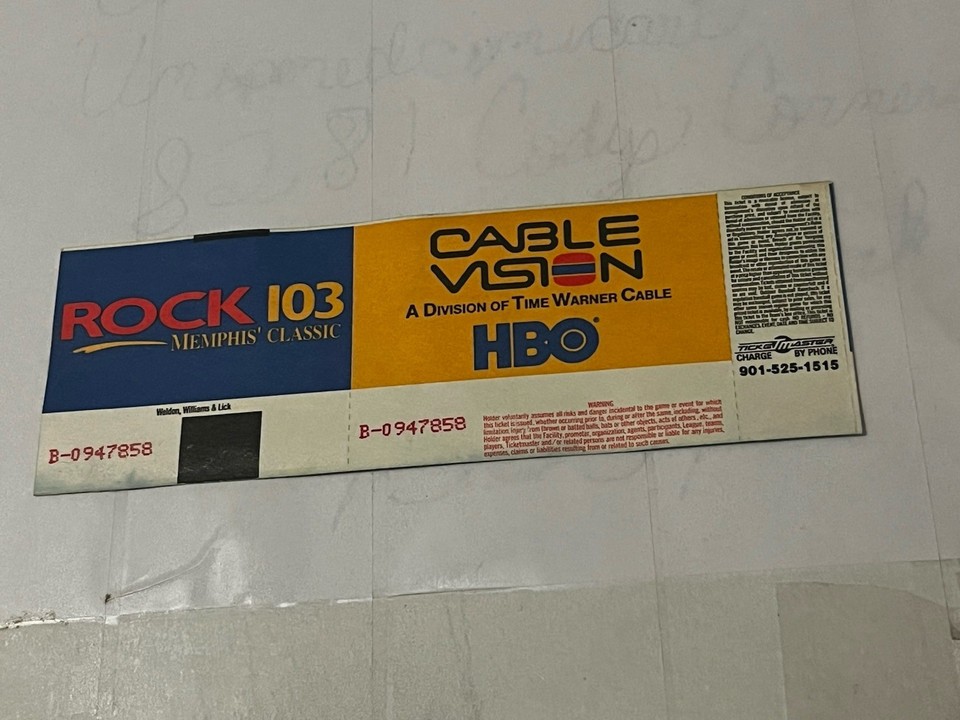 Grateful Dead Signed Bobby Weir RatDog Full Ticket 6”X2” October 17th ...