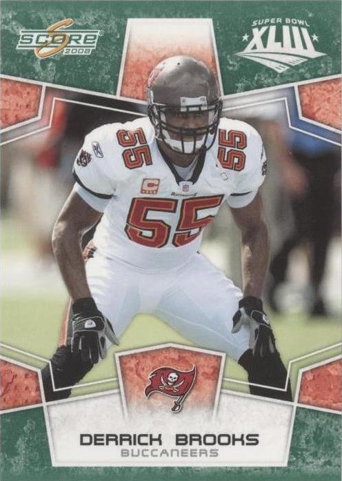 2008 Score - Derrick Brooks #308 Green for sale online | eBay