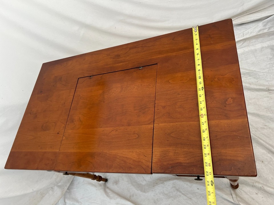 Authentic Stickley Rare Vanity Table Desk Solid Cherry Dovetail Drawers ...