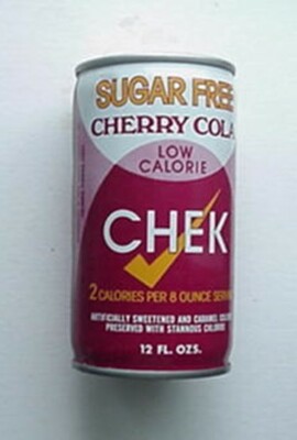 1970s CHEK SF CHERRY SODA CAN - STEEL PUNCH-TOP (WINN-DIXIE ...